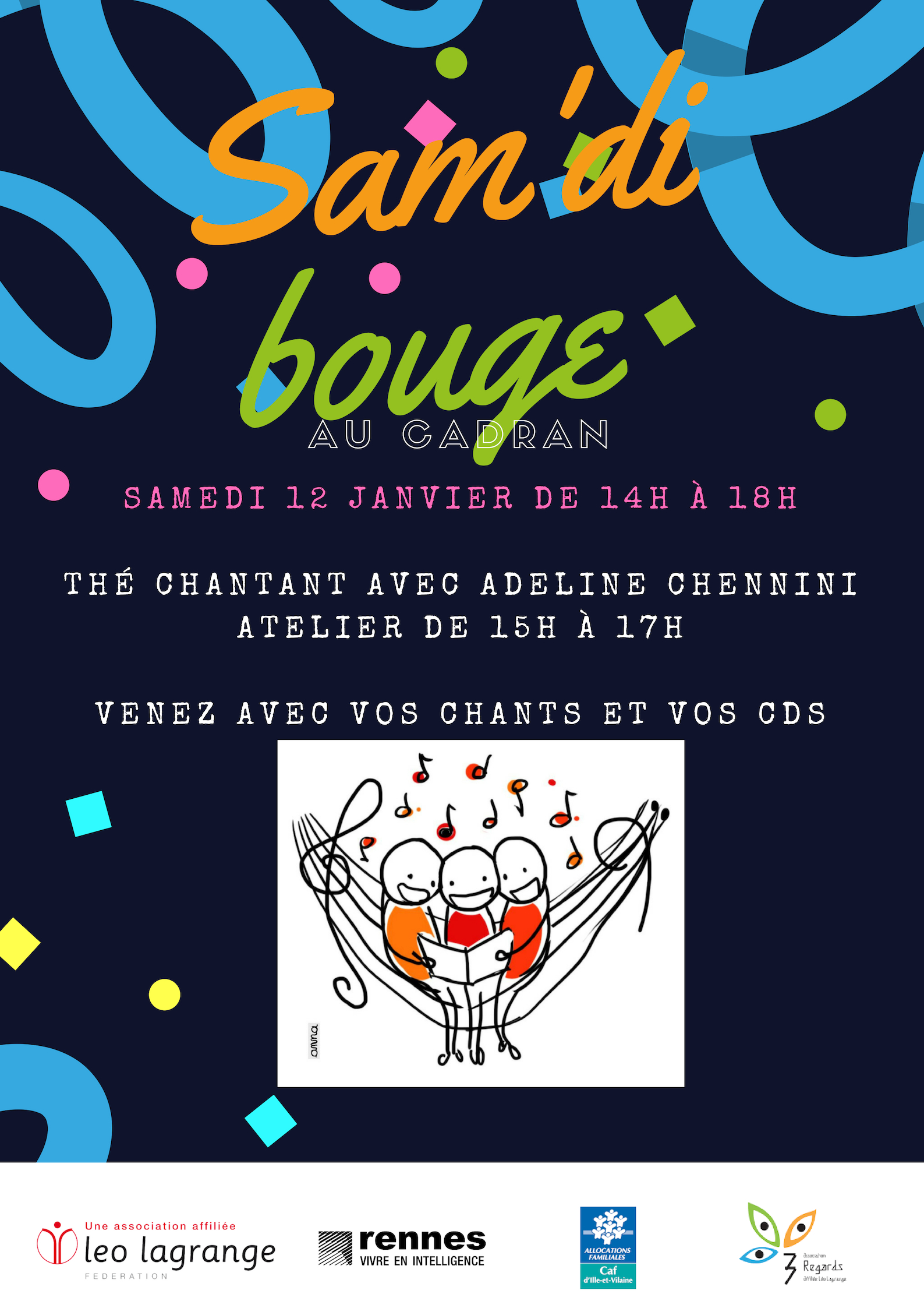 Sam’di bouge autour du chant – 3 Regards Léo Lagrange